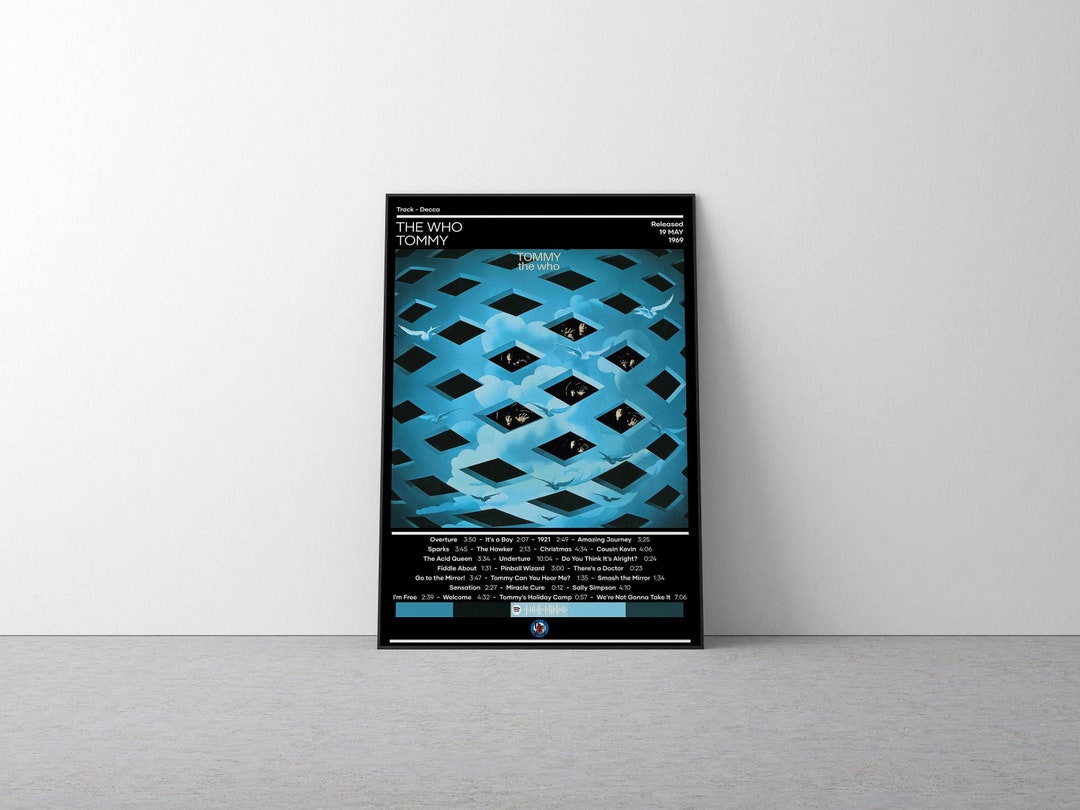 The Who Poster | Tommy Poster | Rock Music Poster | Album Cover Poster ...