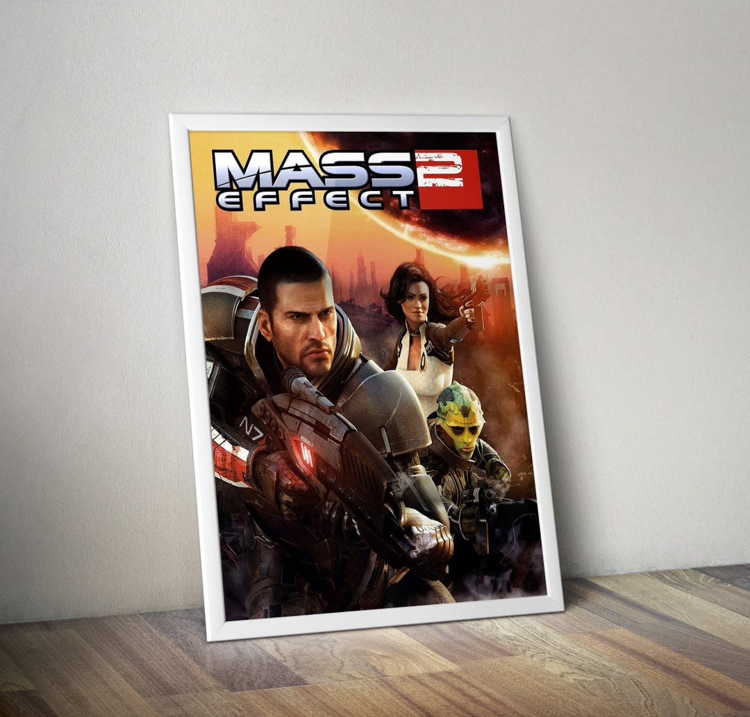 Mass Effect 2 Poster | Mass Effect Video Game Poster | Gaming Poster ...