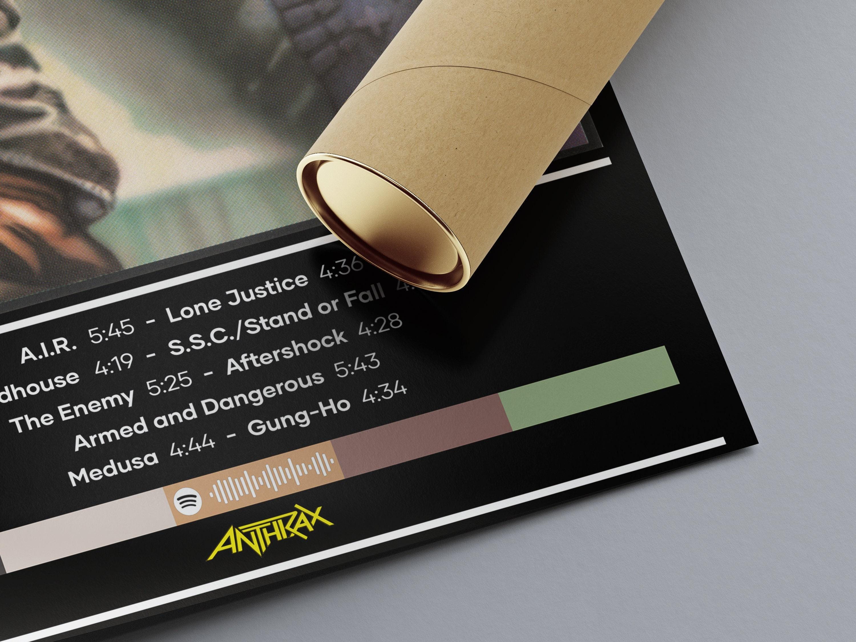 Anthrax Poster Spreading the Disease Poster Metal Music Poster Album ...