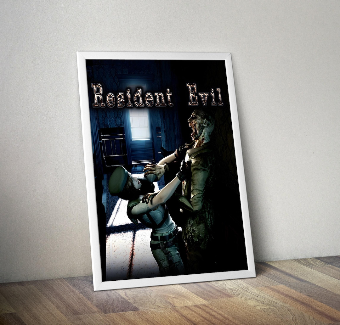 Resident Evil 1 Poster | Resident Evil Video Game Poster | Gaming ...