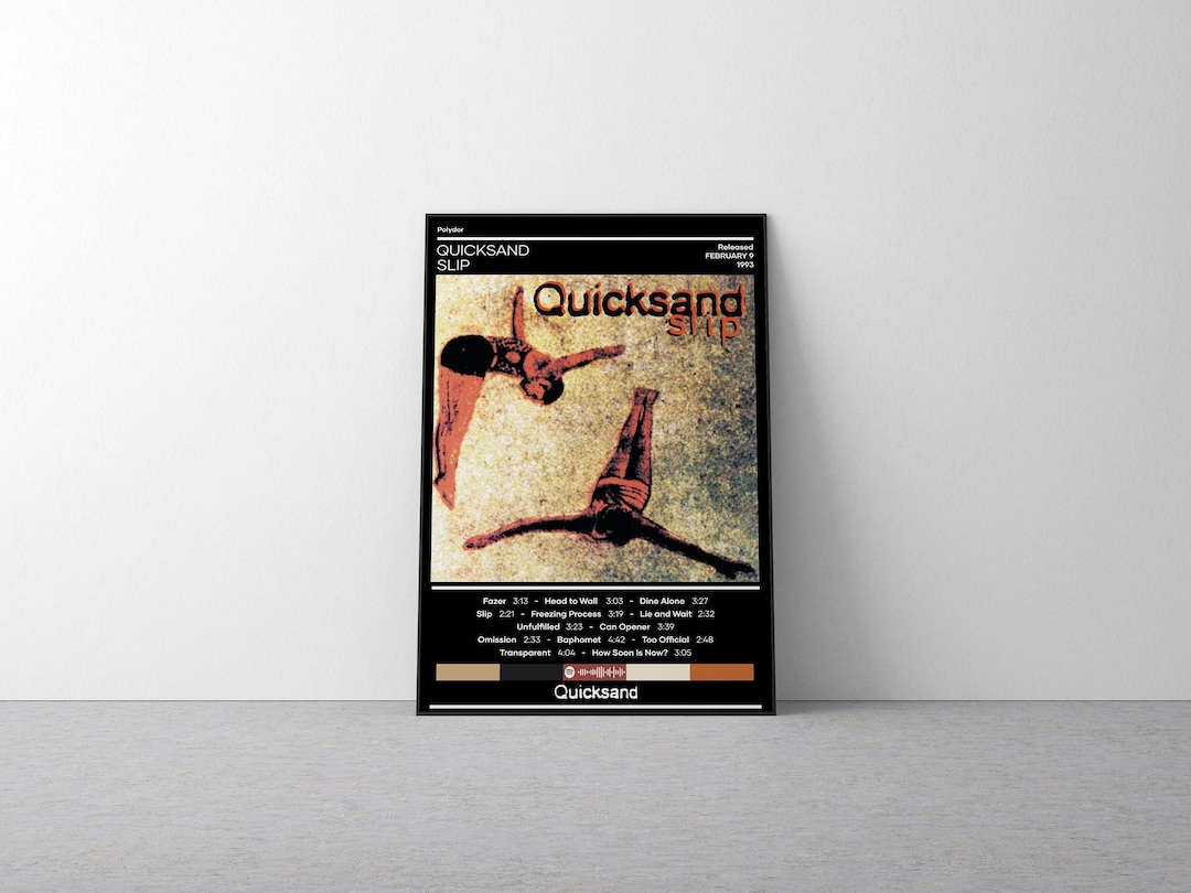Quicksand Poster | Slip Poster | Rock Music Poster | Album Cover Poster ...
