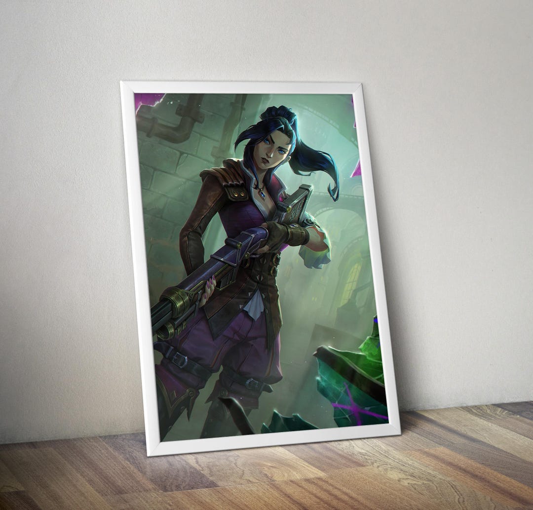 Arcane Caitlyn Poster | Arcane Caitlyn Video Game Poster | Gaming ...