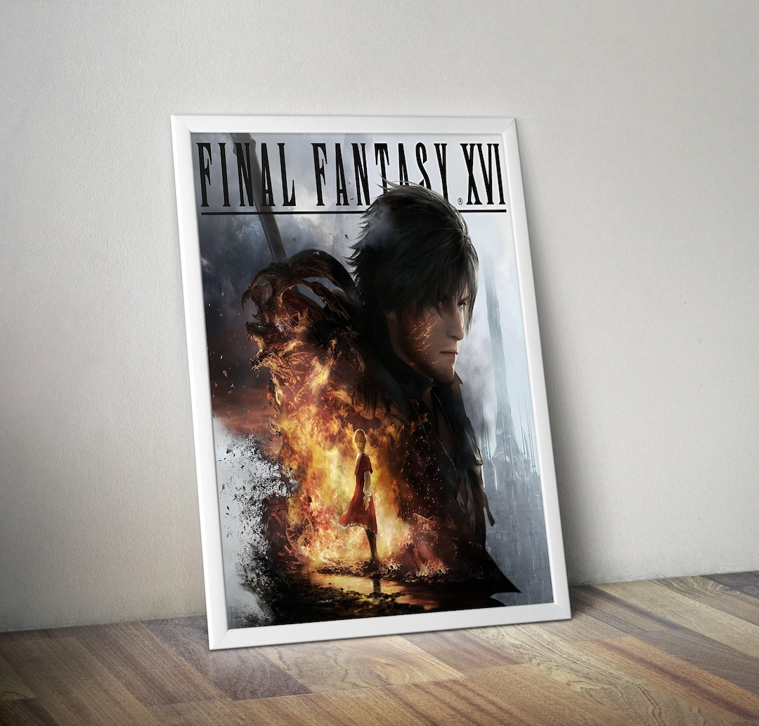 Final Fantasy XVI Poster | Final Fantasy 16 Video Game Poster | Gaming ...
