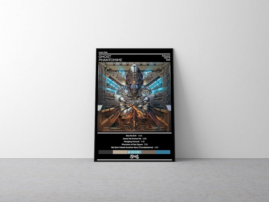 Ghost Poster | Phantomime Poster | Metal Music Poster | Album Cover ...