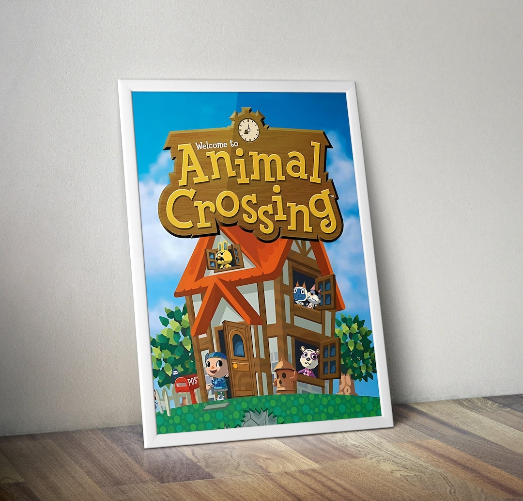 Animal Crossing Poster | Animal Crossing Video Game Poster | Gaming ...