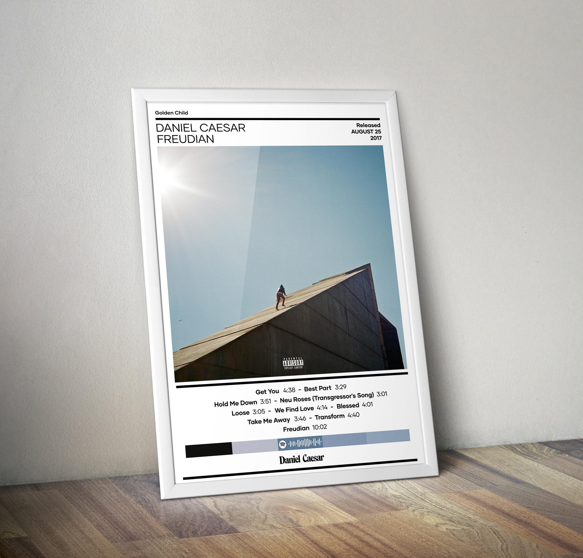 Daniel Caesar Poster | Freudian Poster | Music Poster | Album Cover ...