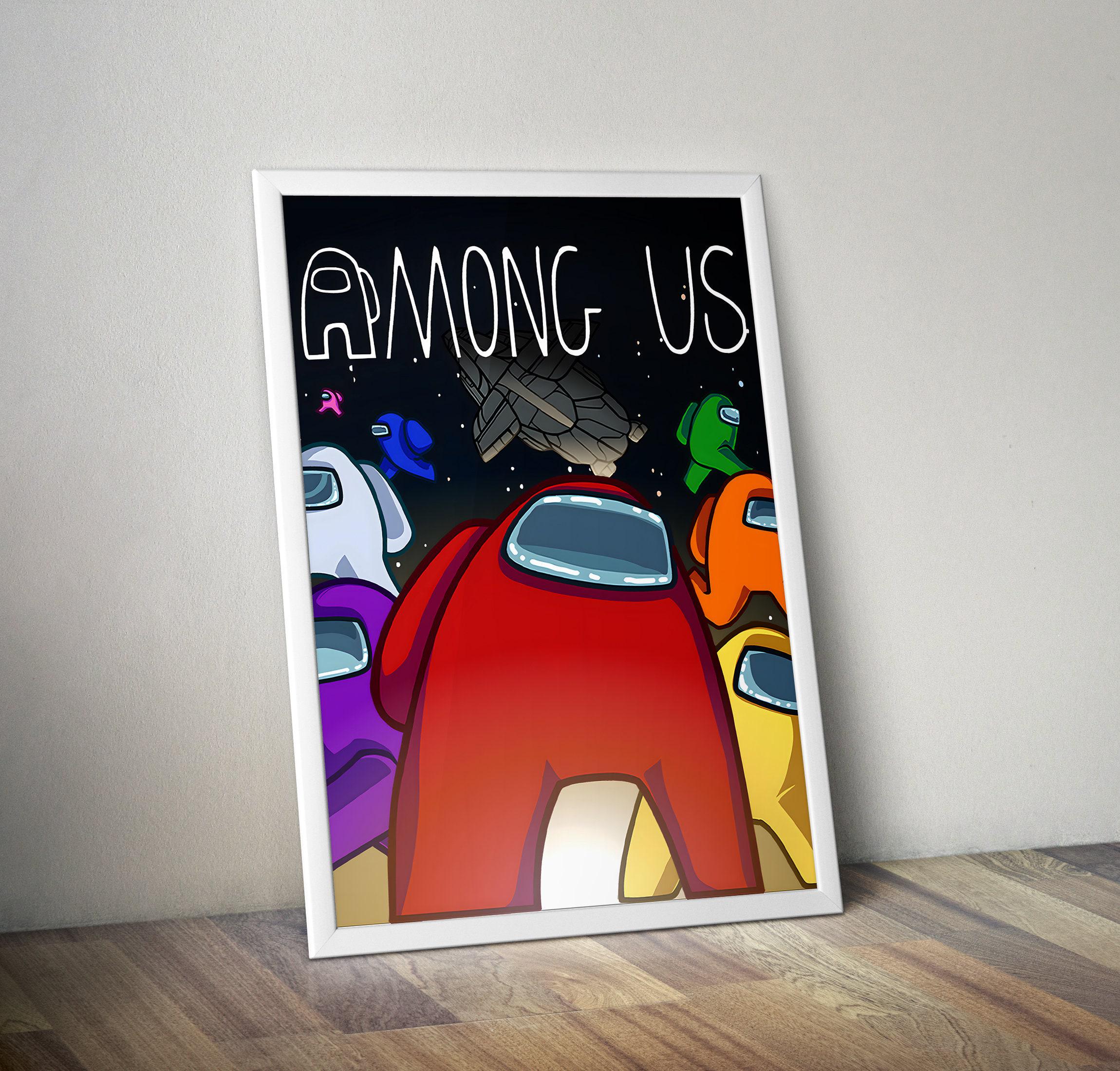 Among Us Poster Among Us Video Game Poster Gaming Poster Game Poster ...