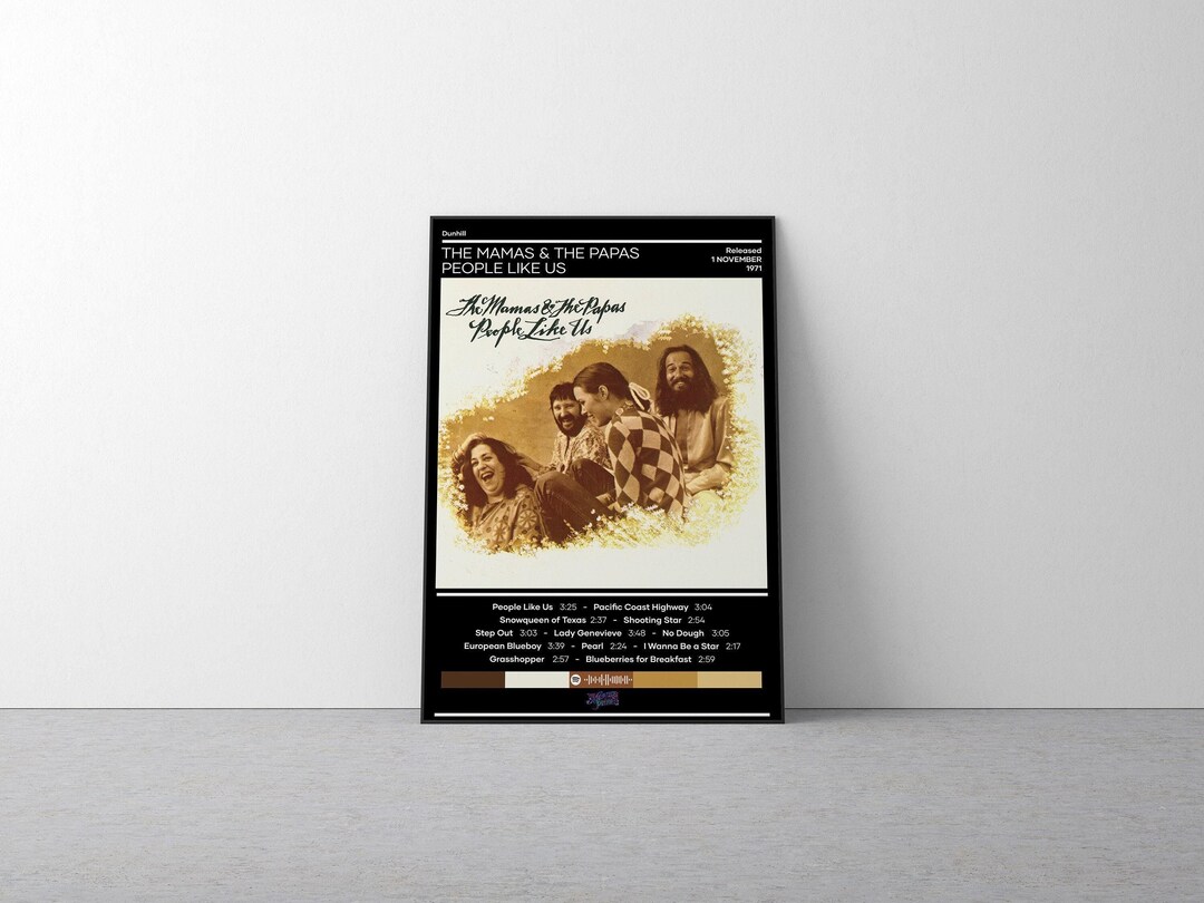 The Mamas & the Papas Poster | People Like Us Poster | Rock Music ...