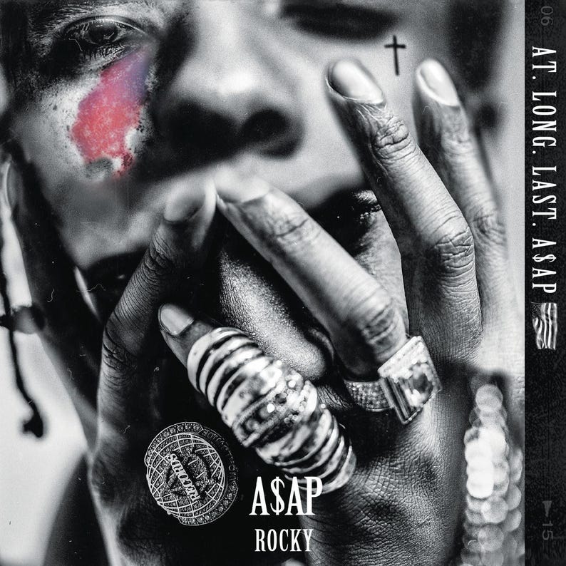 ASAP Rocky Poster | At. Long. Last. ASAP Poster | Music Poster | Album ...