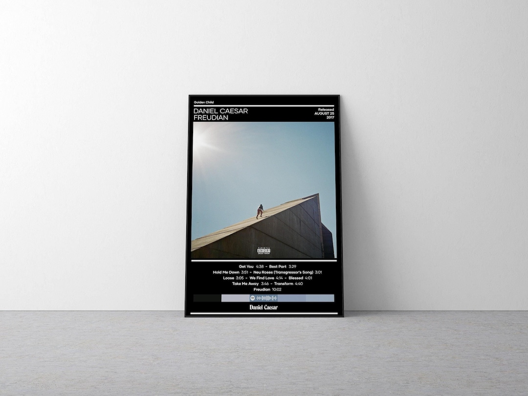 Daniel Caesar Poster | Freudian Poster | Music Poster | Album Cover ...