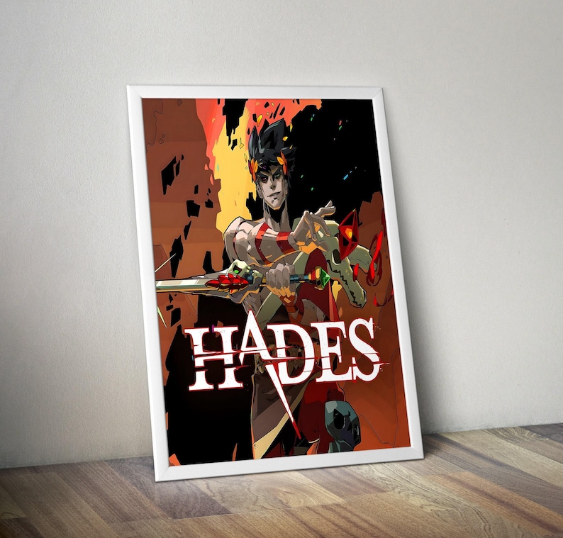 Hades Poster Zagreus Poster Gaming Poster Game Poster Gamer Poster Gift ...