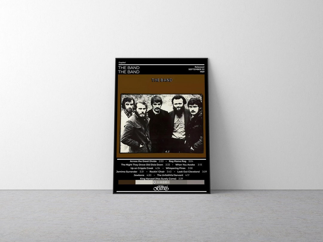 The Band Poster | the Band Poster | Rock Music Poster | Album Cover ...