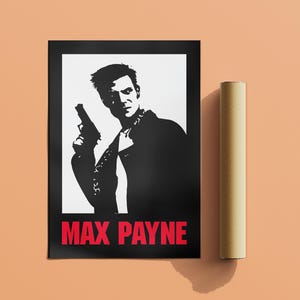 Max Payne Poster | Max Payne 1 Poster | Gaming Poster | Game Poster ...