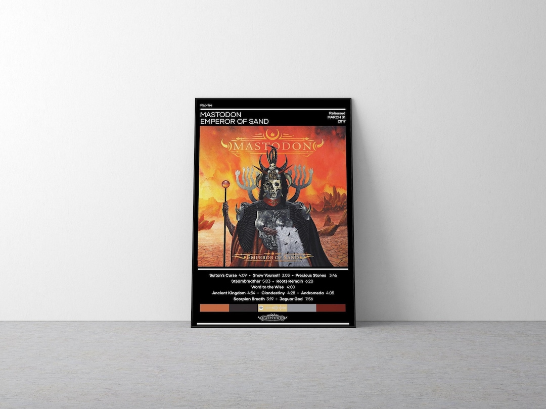 Mastodon Poster | Emperor of Sand Poster | Metal Music Poster | Album ...