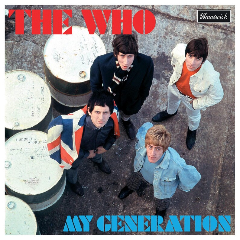 The Who Poster | My Generation Poster | Rock Music Poster | Album Cover ...