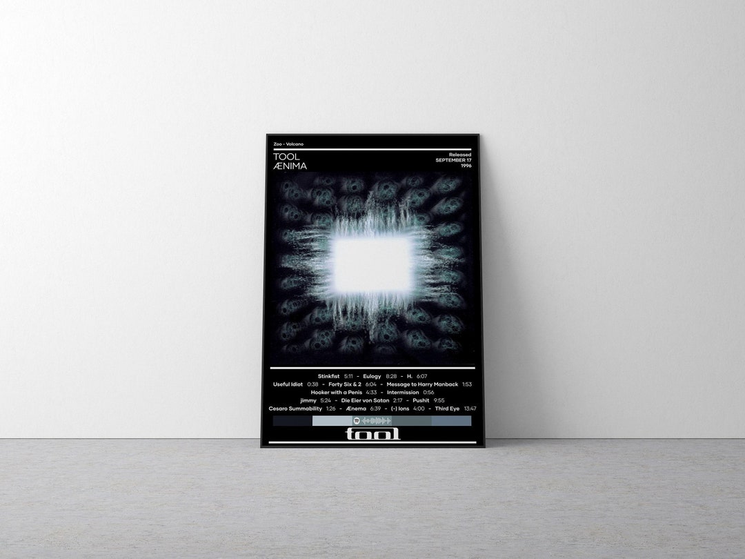 Tool Poster | Aenima Poster | Rock Music Poster | Album Cover Poster ...