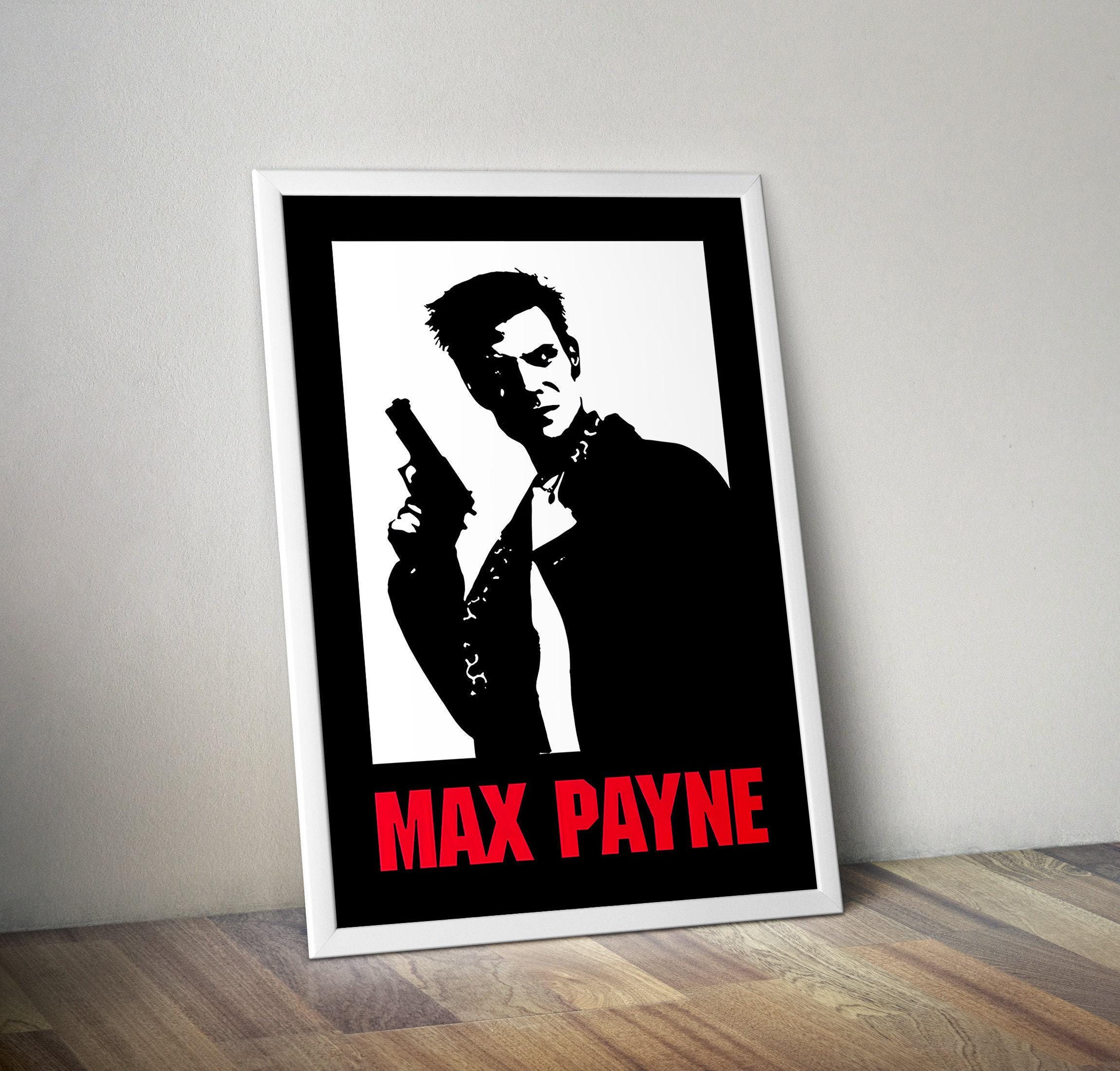 Max Payne Poster | Max Payne 1 Poster | Gaming Poster | Game Poster ...