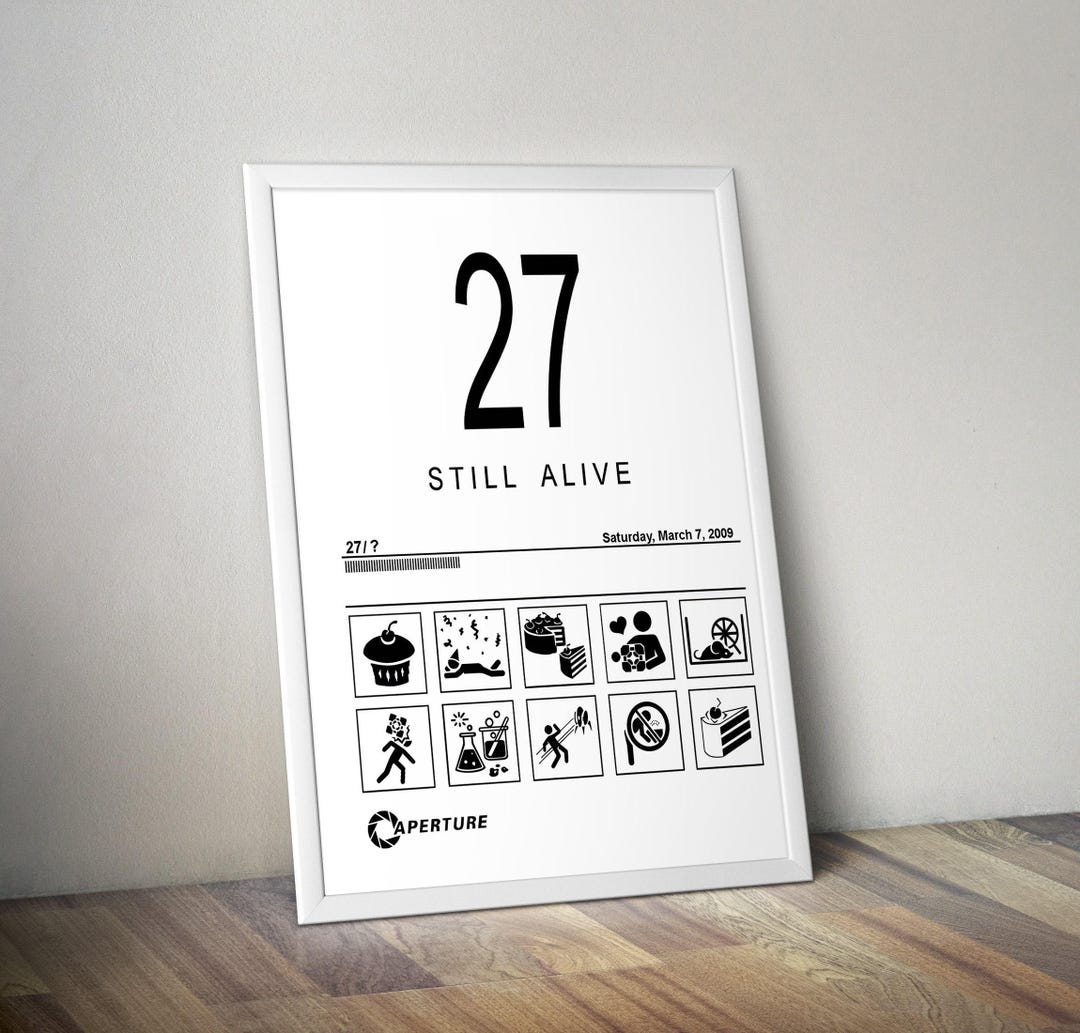 Portal Poster | Portal Game Poster | Gaming Poster | Game Poster ...