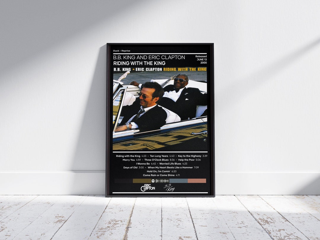 B.B. King and Eric Clapton Poster | Riding With the King Poster | Rock ...
