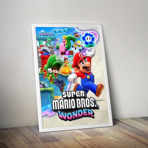 Super Mario Bros. Wonder Poster - Etsy