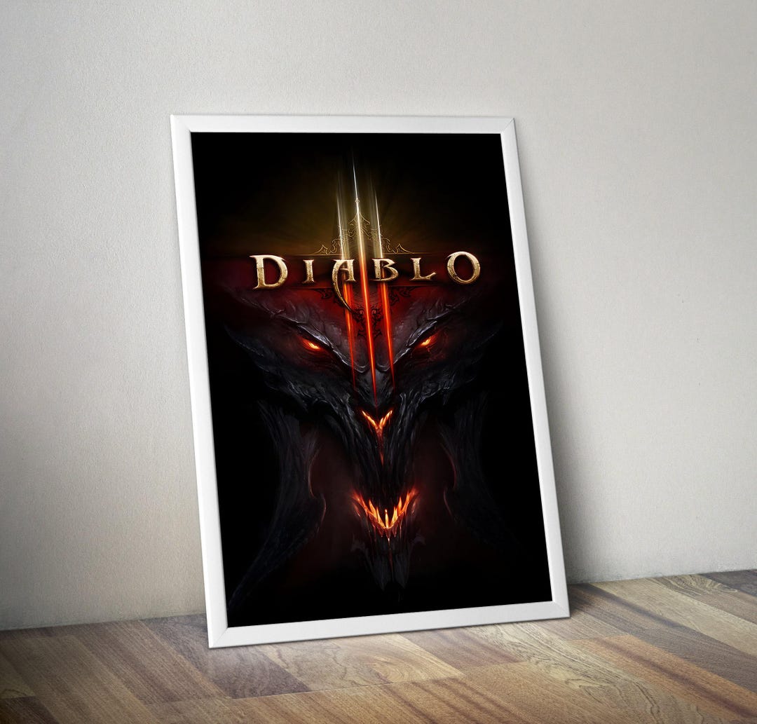 Diablo III Poster | Diablo III Video Game Poster | Gaming Poster | Game ...