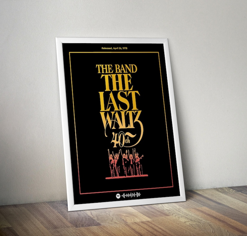 The Band Poster | the Last Waltz Poster | Concert Poster | Album Cover ...