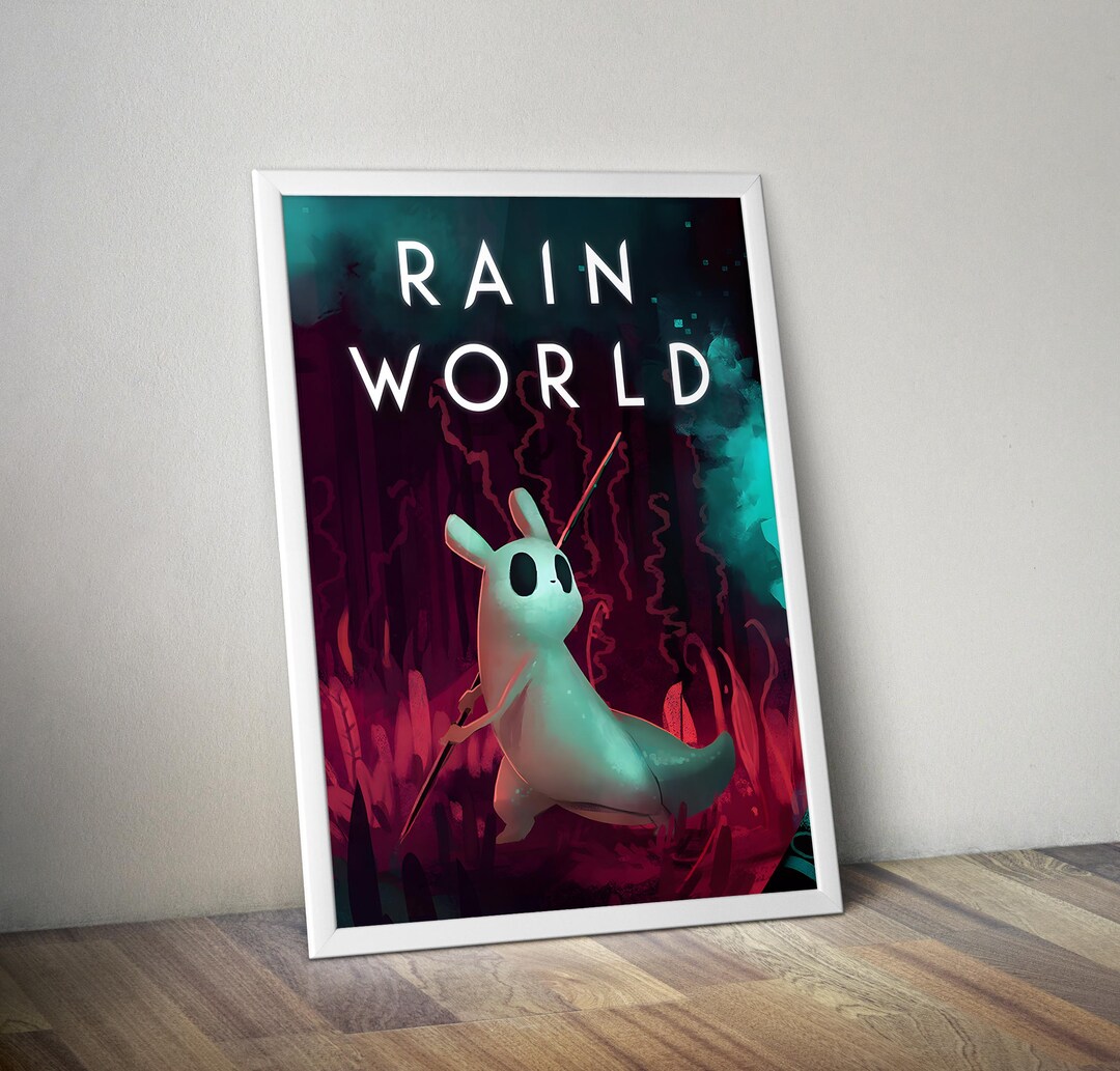 Rain World Poster | Rain World Video Game Poster | Gaming Poster | Game ...