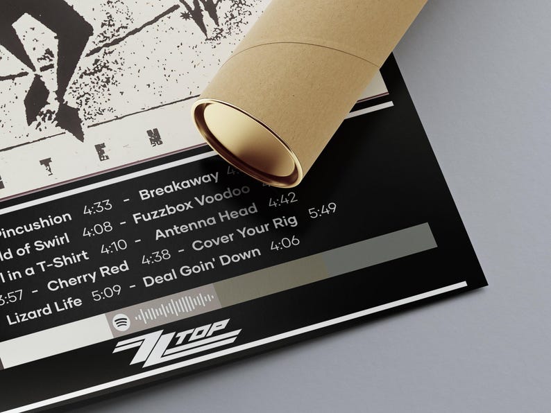 ZZ Top Poster | Antenna Poster | Metal Music Poster | Album Cover ...