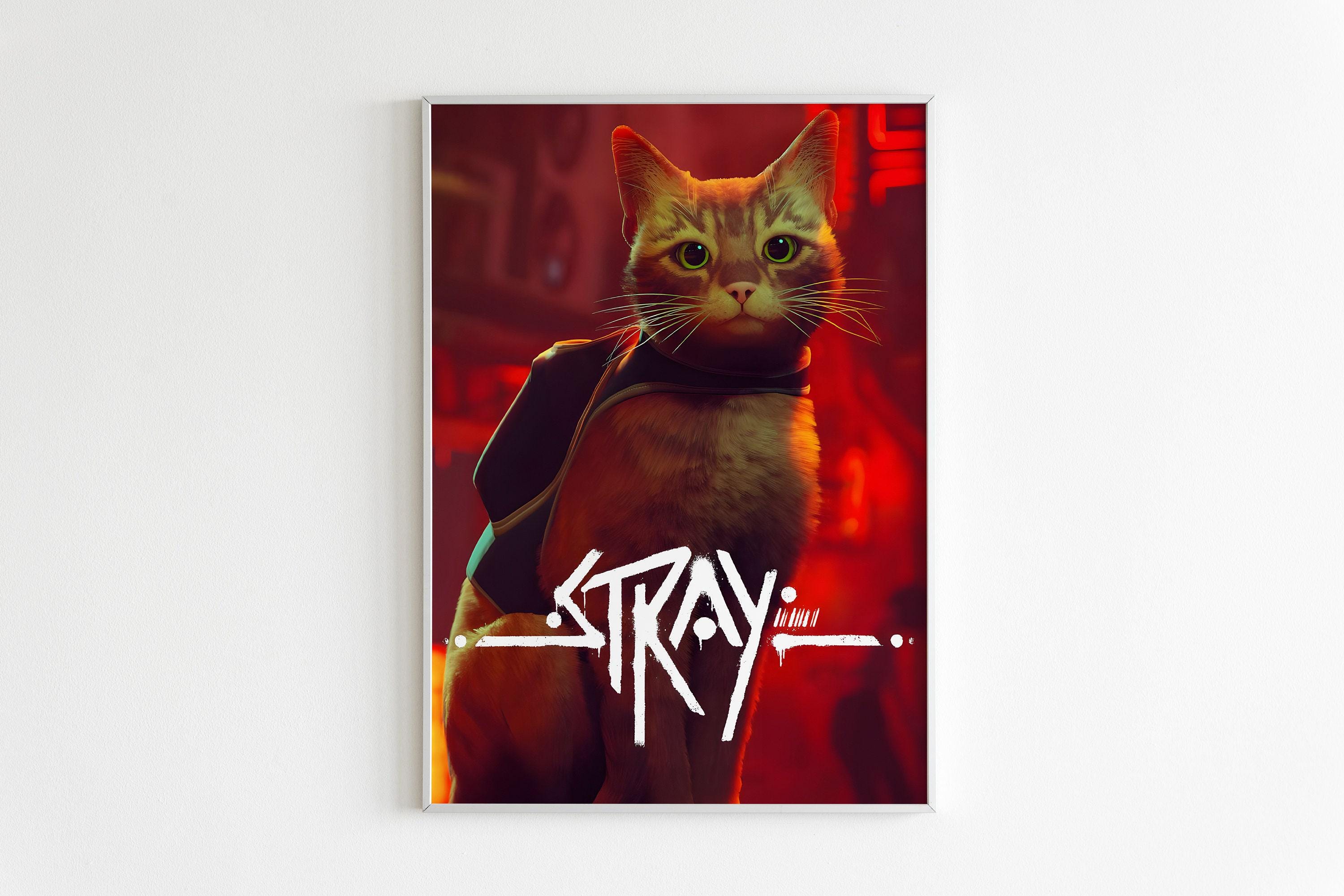 Stray Poster | Stray Video Game Poster | Gaming Poster | Game Poster ...