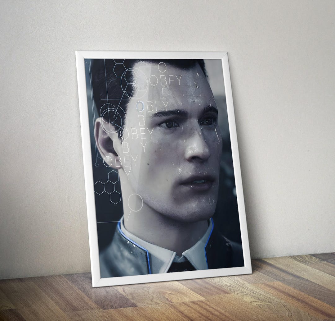 Detroit: Become Human Poster | Connor Poster | Gaming Poster | Video ...