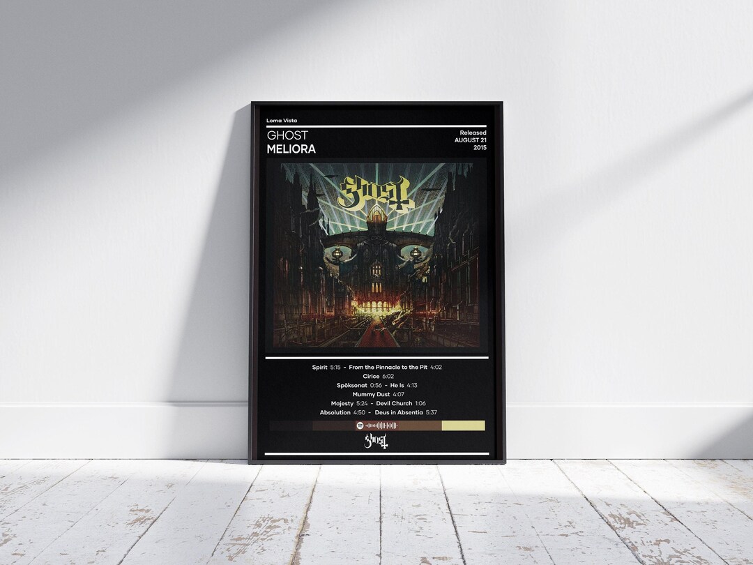 Ghost Poster | Meliora Poster | Metal Music Poster | Album Cover Poster ...