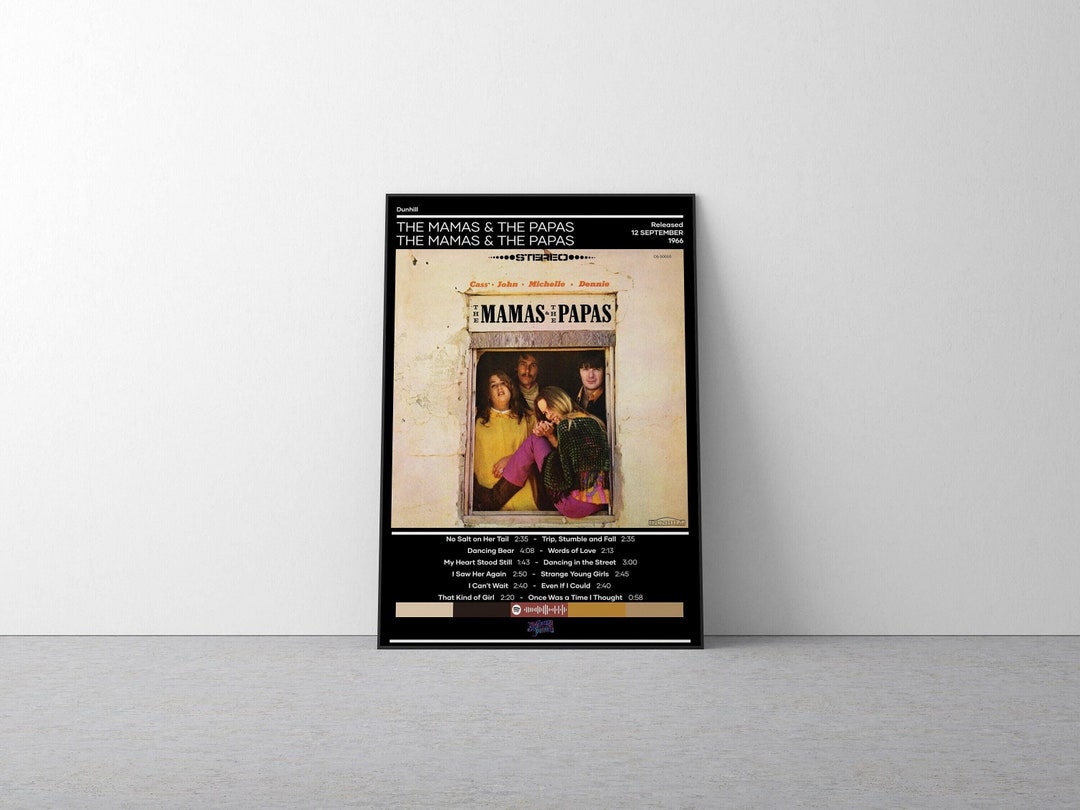 The Mamas and the Papas Poster | the Mamas & the Papas Poster | Rock Music Poster | Album Cover ...