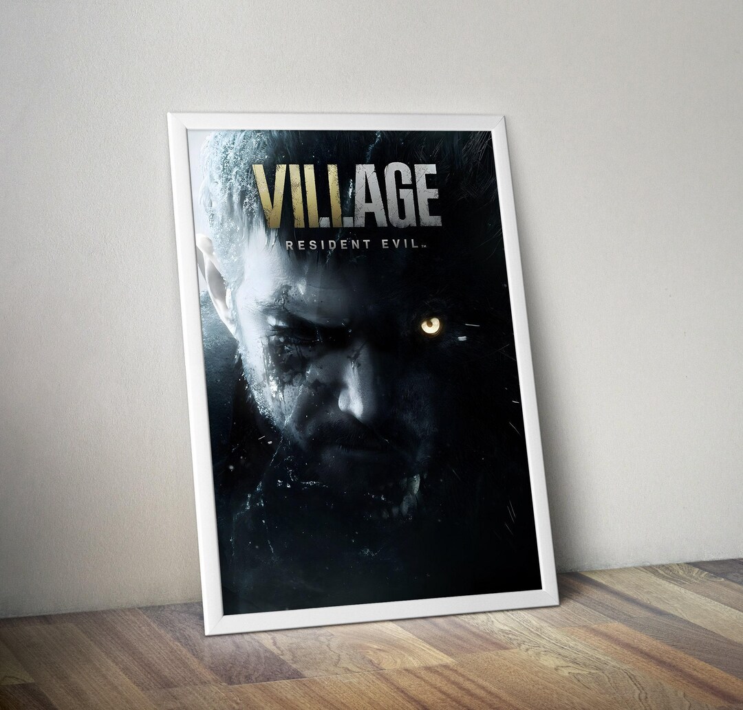 Resident Evil Village Poster | Resident Evil Video Game Poster | Gaming ...