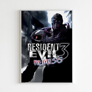 Resident Evil 3 Poster | Resident Evil Video Game Poster | Gaming ...