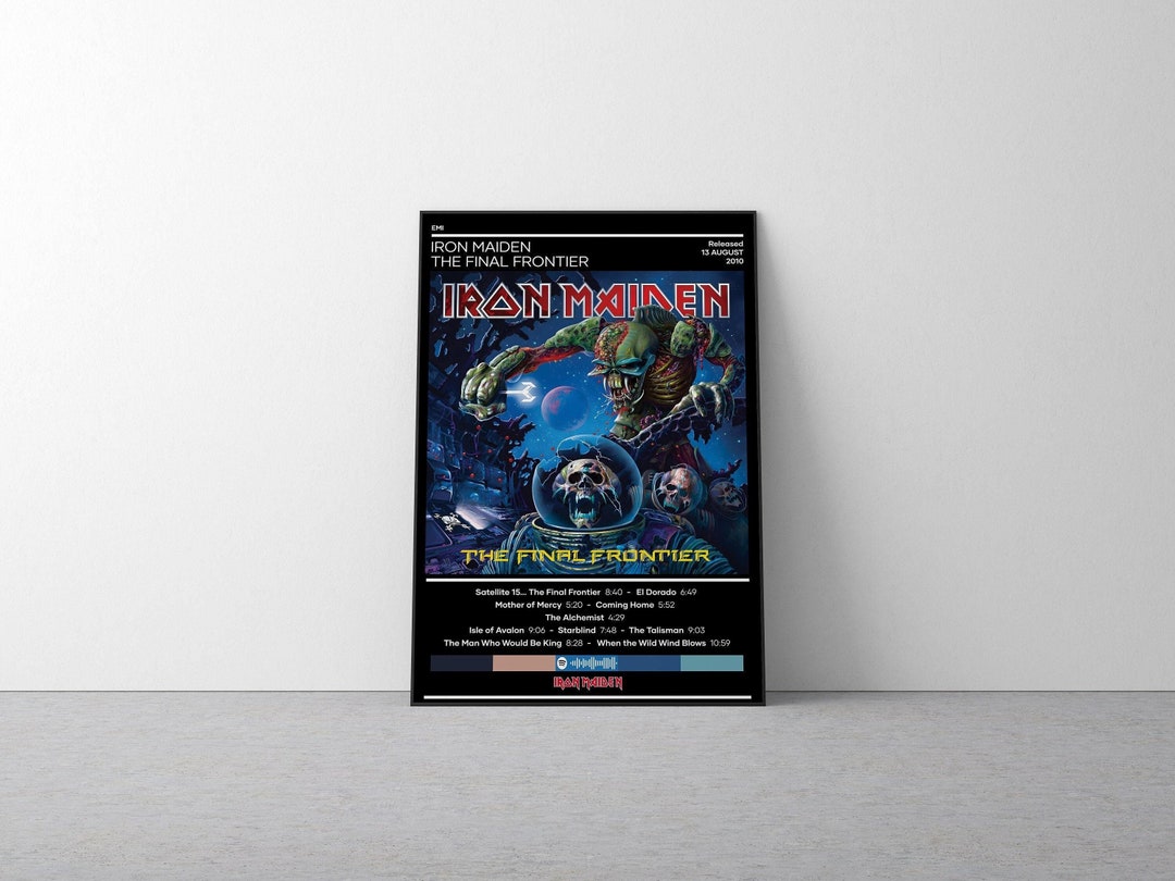 Iron Maiden Poster | the Final Frontier Poster | Metal Music Poster ...