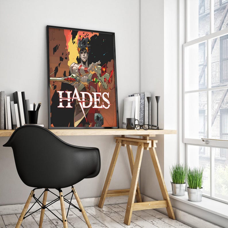 Hades Poster | Zagreus Poster | Gaming Poster | Game Poster | Gamer ...