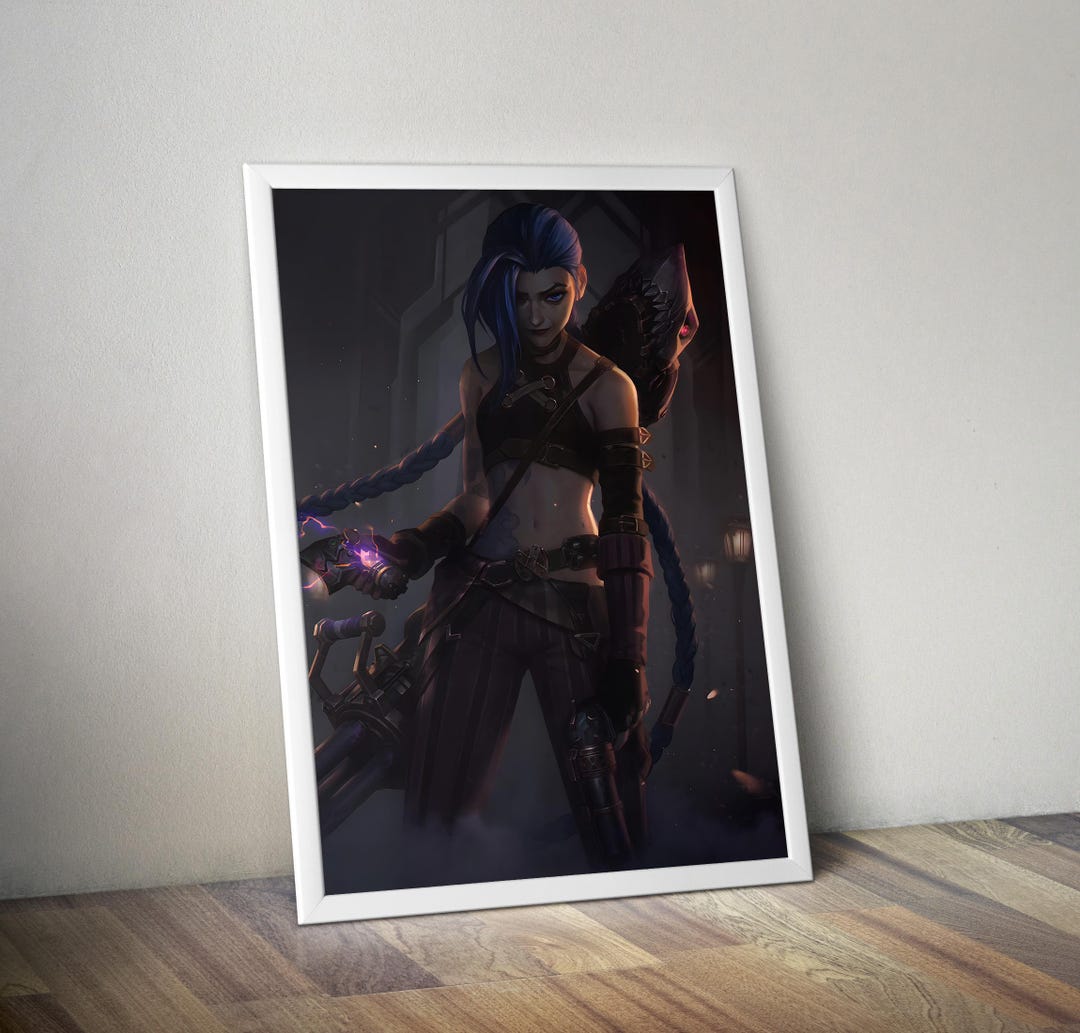 Arcane Jinx Poster Arcane Jinx Video Game Poster Gaming Poster Game ...