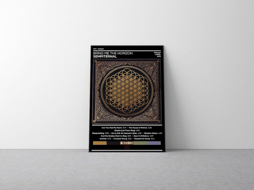 Bring Me the Horizon Poster | Sempiternal Poster | Rock Music Poster ...