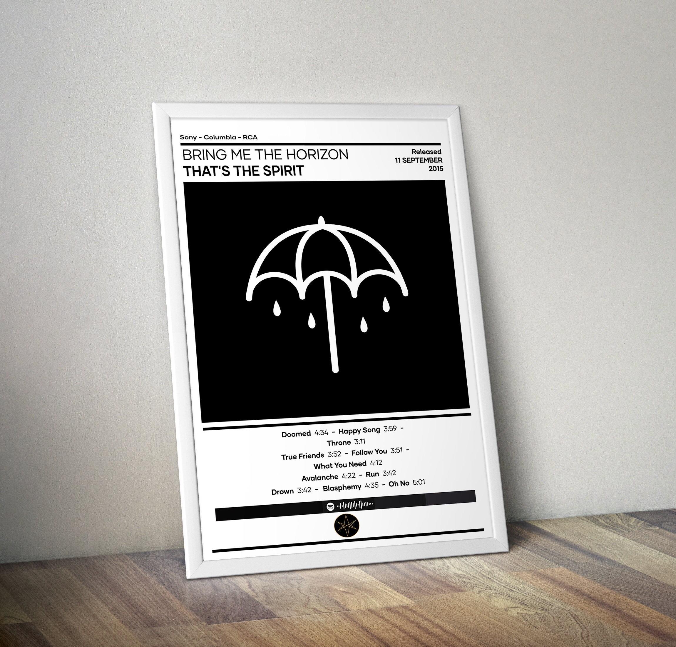 Bring Me the Horizon Poster | That's the Spirit Poster | Rock Music ...