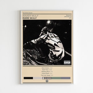 Xavier Wulf Poster | Rare Wulf Poster | Music Poster | Album Cover ...