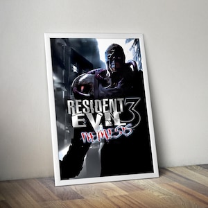 Resident Evil 3 Poster | Resident Evil Video Game Poster | Gaming ...