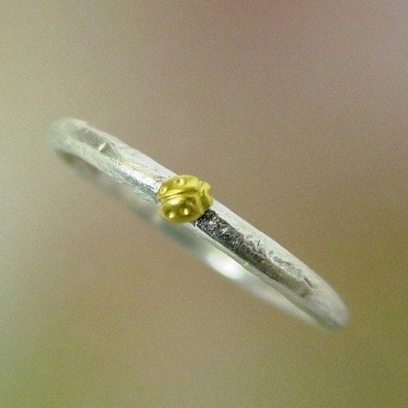 Ladybug Ring - Etsy