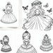 Princess Coloring Pages for Kids, 25 Coloring Pages, Princess Coloring ...