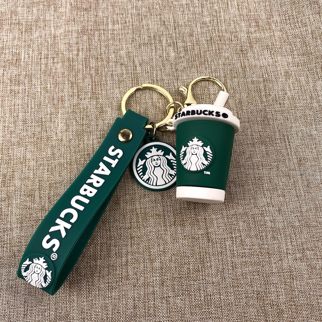 Starbucks Coffee Keychain-starbucks Silicone Keychain-starbucks Coffee ...