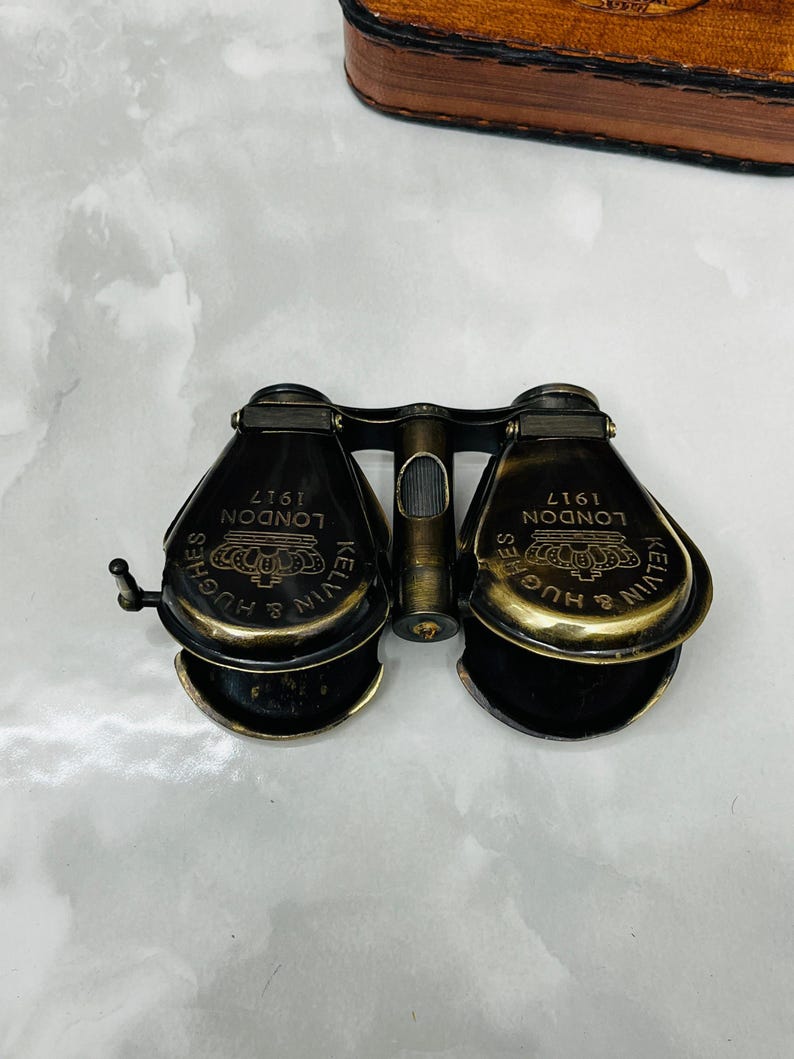 Vintage Folding Opera Glasses Binoculars With Leather Case - Etsy