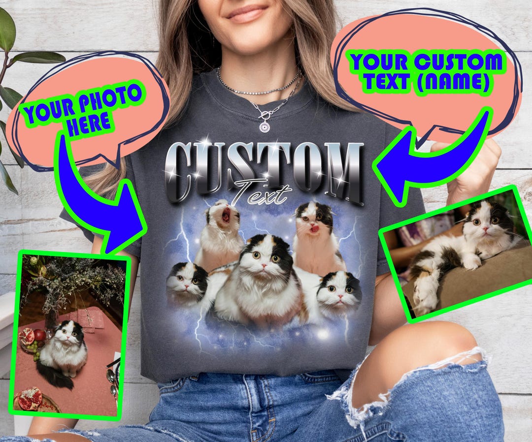 Dog Cat Lover, Funny Cat T-shirts, Cat Love, Gift for Boyfriend, Custom ...