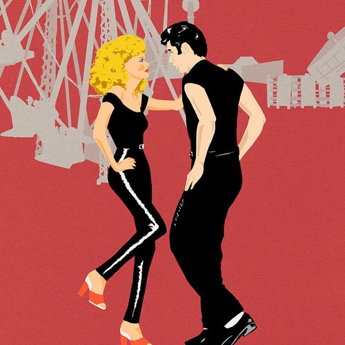 GREASE Danny Zuko Sandy | Etsy UK