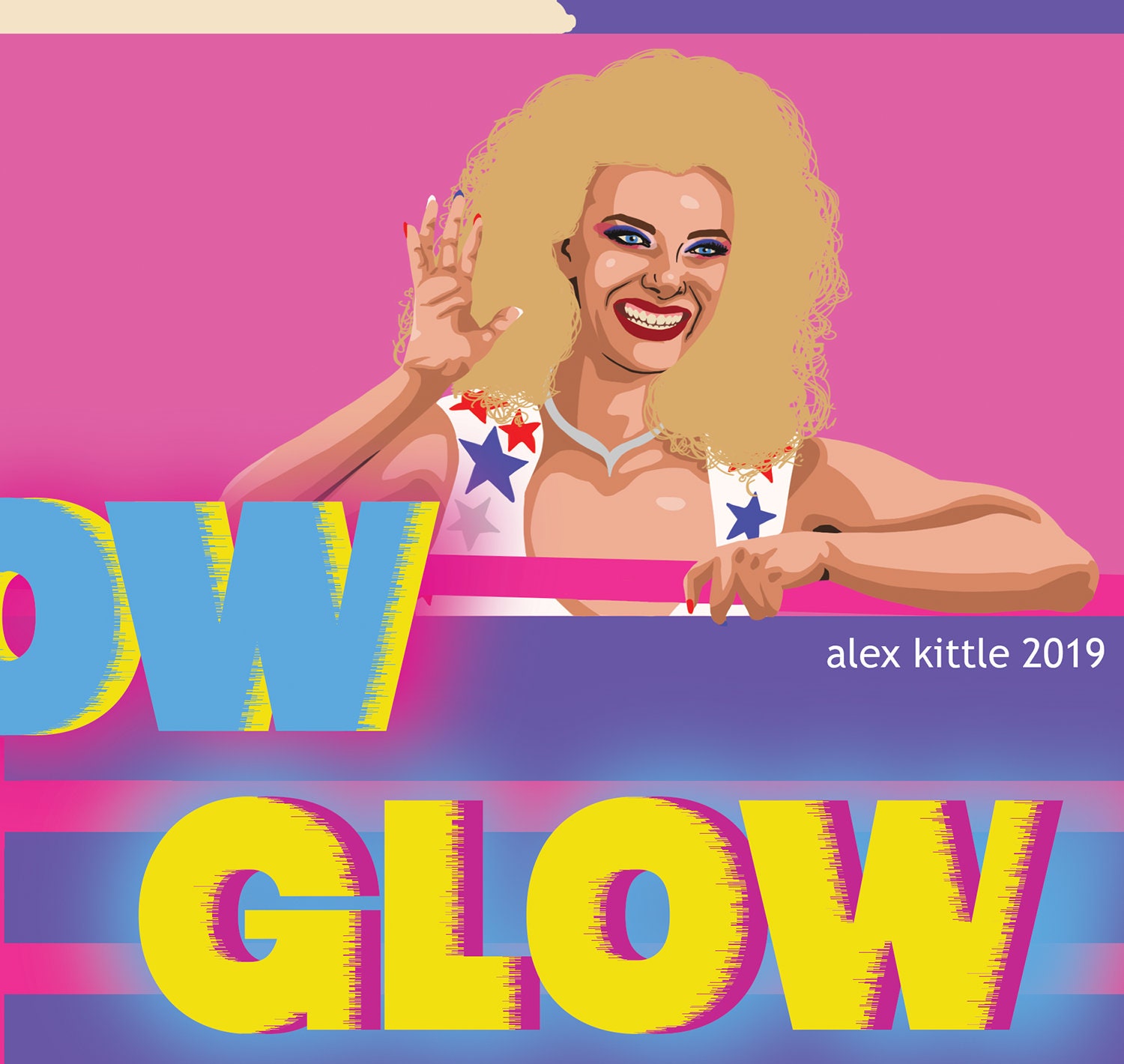 GLOW Poster Artwork - Etsy