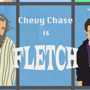 FLETCH Poster Artwork - Etsy