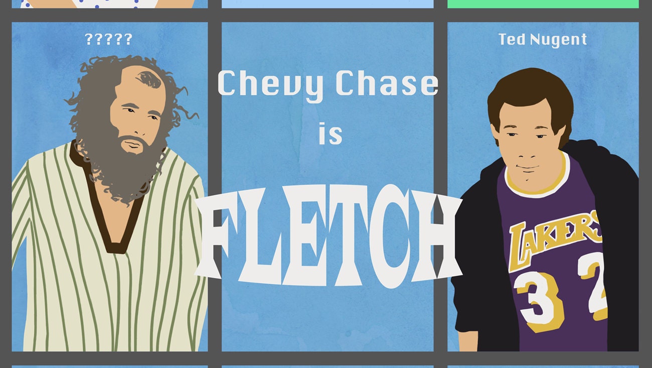 FLETCH Poster Artwork - Etsy